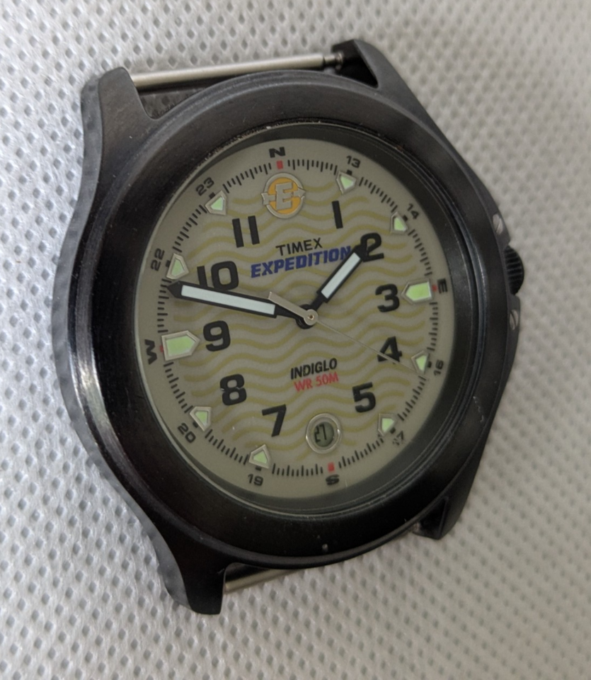 Timex Expedition Watch - Indiglo - New Battery - No band | eBay