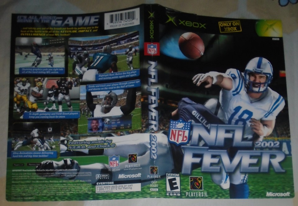 Xbox OG NCAA Football 2005/Top Spin, NFL Fever 2002, NFL Primetime 2002 ...