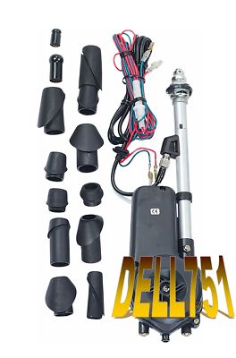 Fully automatic electric car aerial (Stainless Steel mast) incl ...
