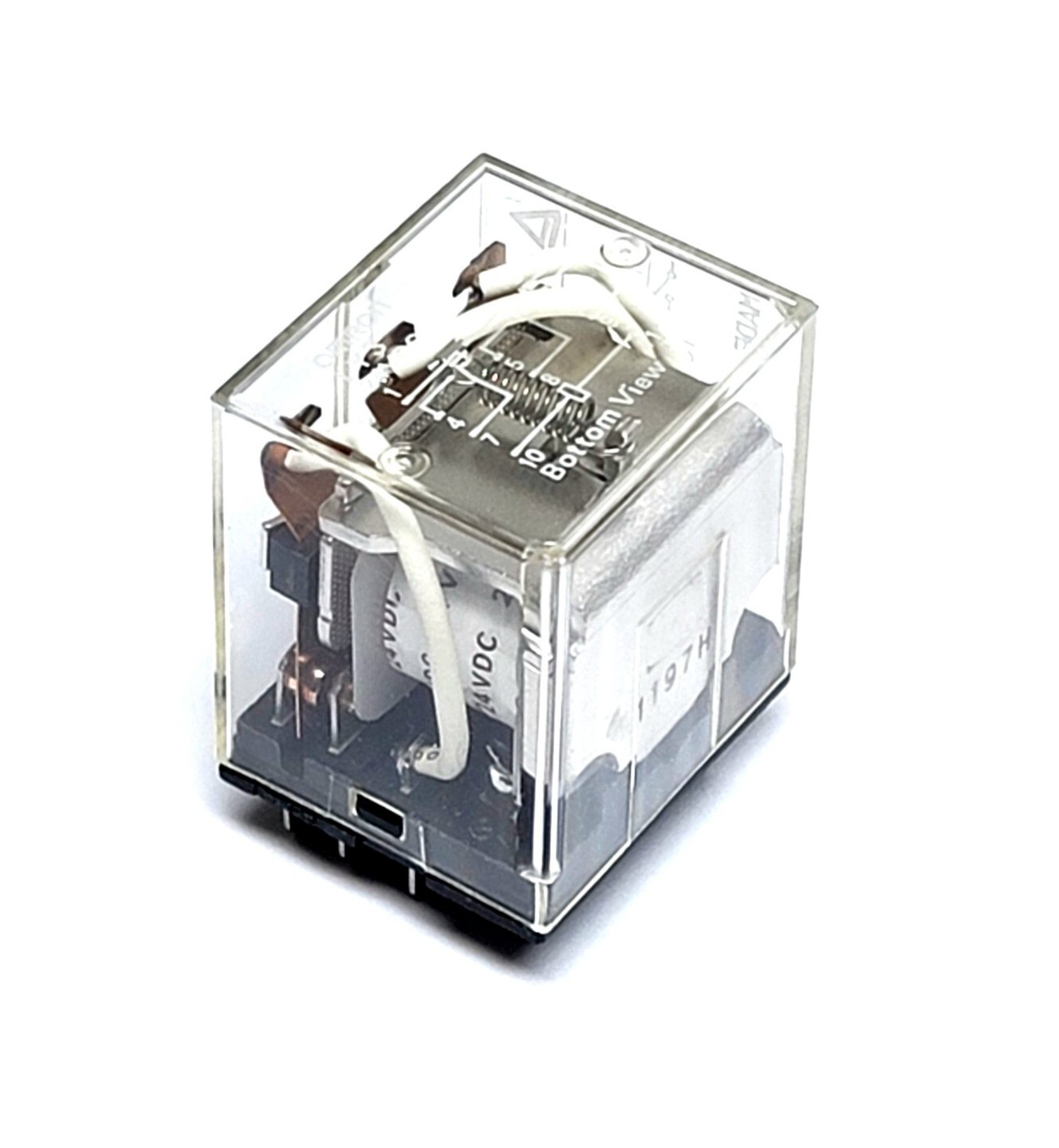 OMRON LY3-DC24, Relay, Electromagnetic, 3PDT, 24VDC, 10 Amp, 11-Blade ...