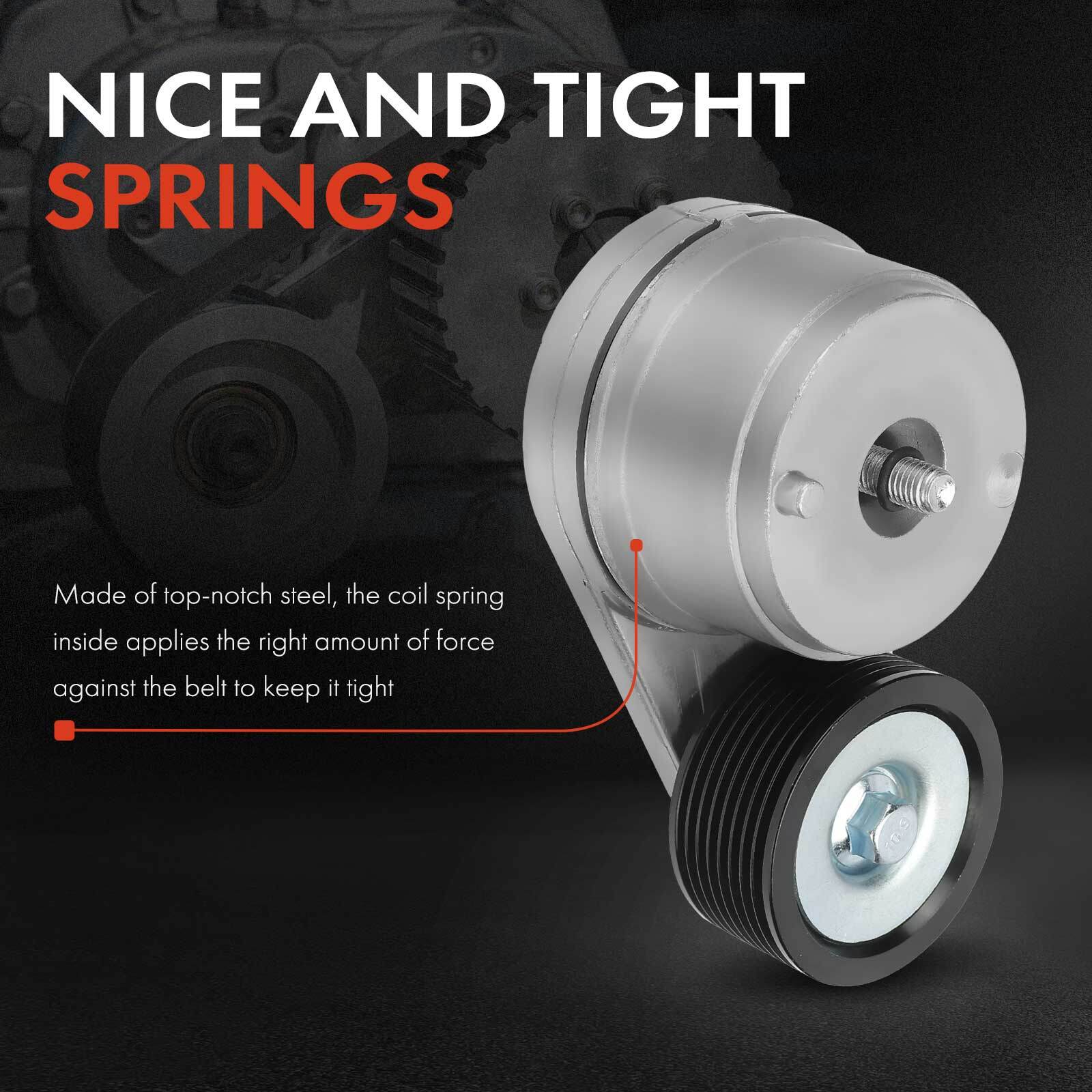 Belt Tensioner with Pulley for Ford F650 F750 Blue Bird El Dorado ...