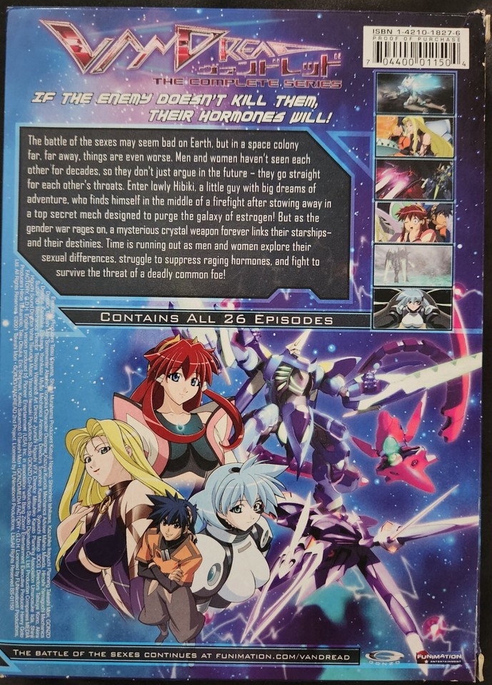 Vandread: The Complete Series 4 disc DVD set - Episodes 1-26 - Anime | eBay