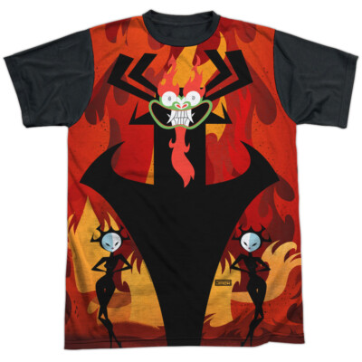 Samurai Jack Akus Wrath Adult Halloween Costume T Shirt (Black Back), S ...