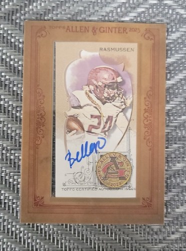 2023 Topps Allen & Ginter Bella Rasmussen Auto | eBay