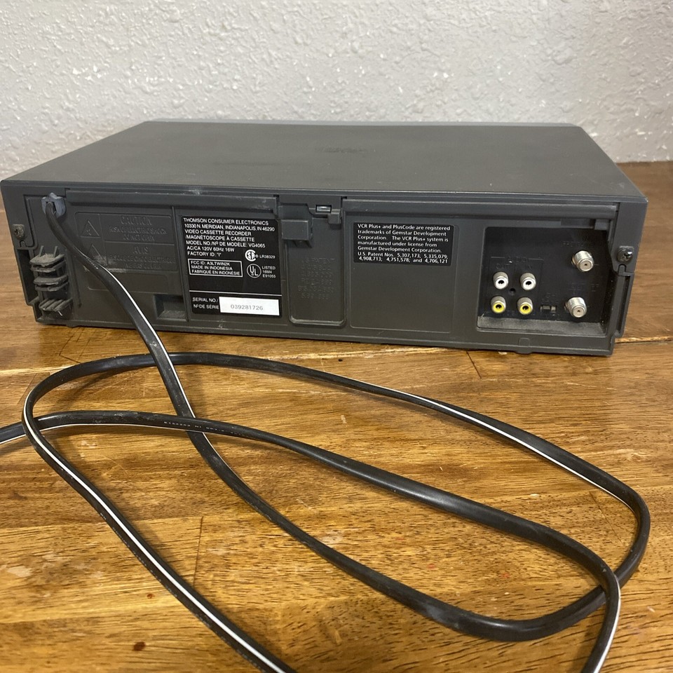 Vintage VCR Works No Remote | eBay