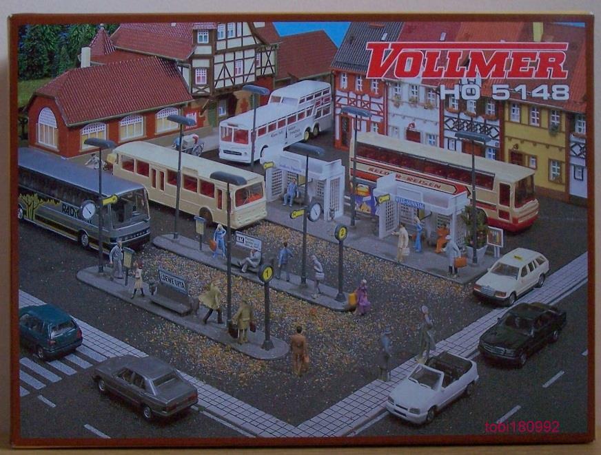 Vollmer 5148 H0 Bus Station / Platforms - Building Kit NEW | eBay