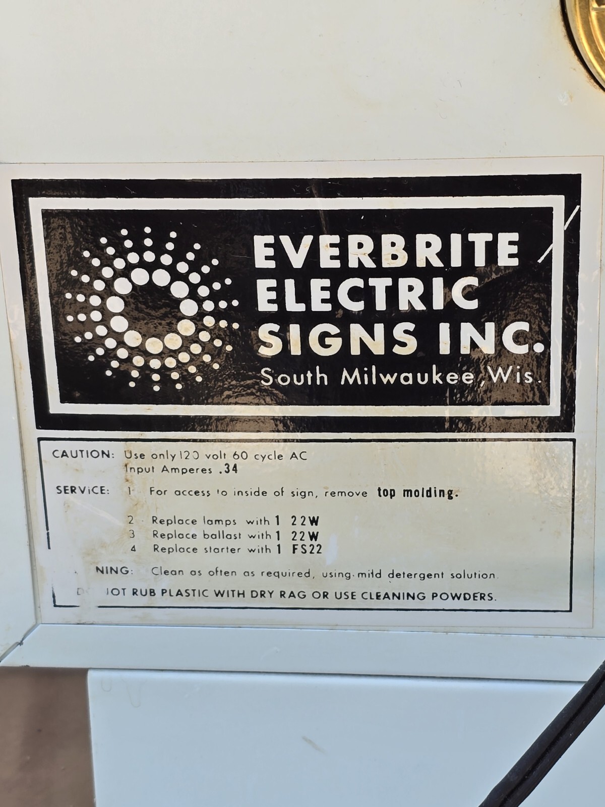 Vintage 7 Up Light Up Motion Advertising Sign Display, Beautiful ...