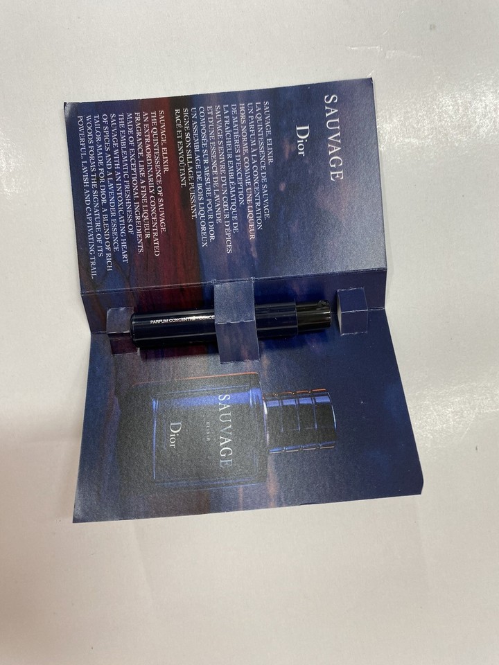( 10 ) Dior Sauvage Elixir For Men 0.03 Oz/ 1ML Each Sample Spray Vial ...