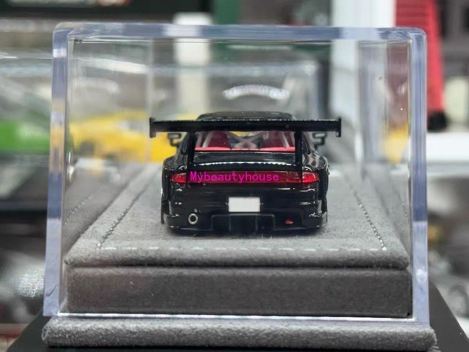 Mortal 1:64 Black Silvia S14 GT Spec V2 Seiji Sports Model Diecast ...