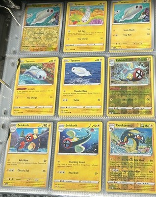 9 Card Lot Pokémon TCG Tynamo Evolution Collection Includes 3 Reverse ...