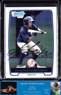 2012 Bowman *Claudio Custodio **Card #BCP22** AUTO | eBay