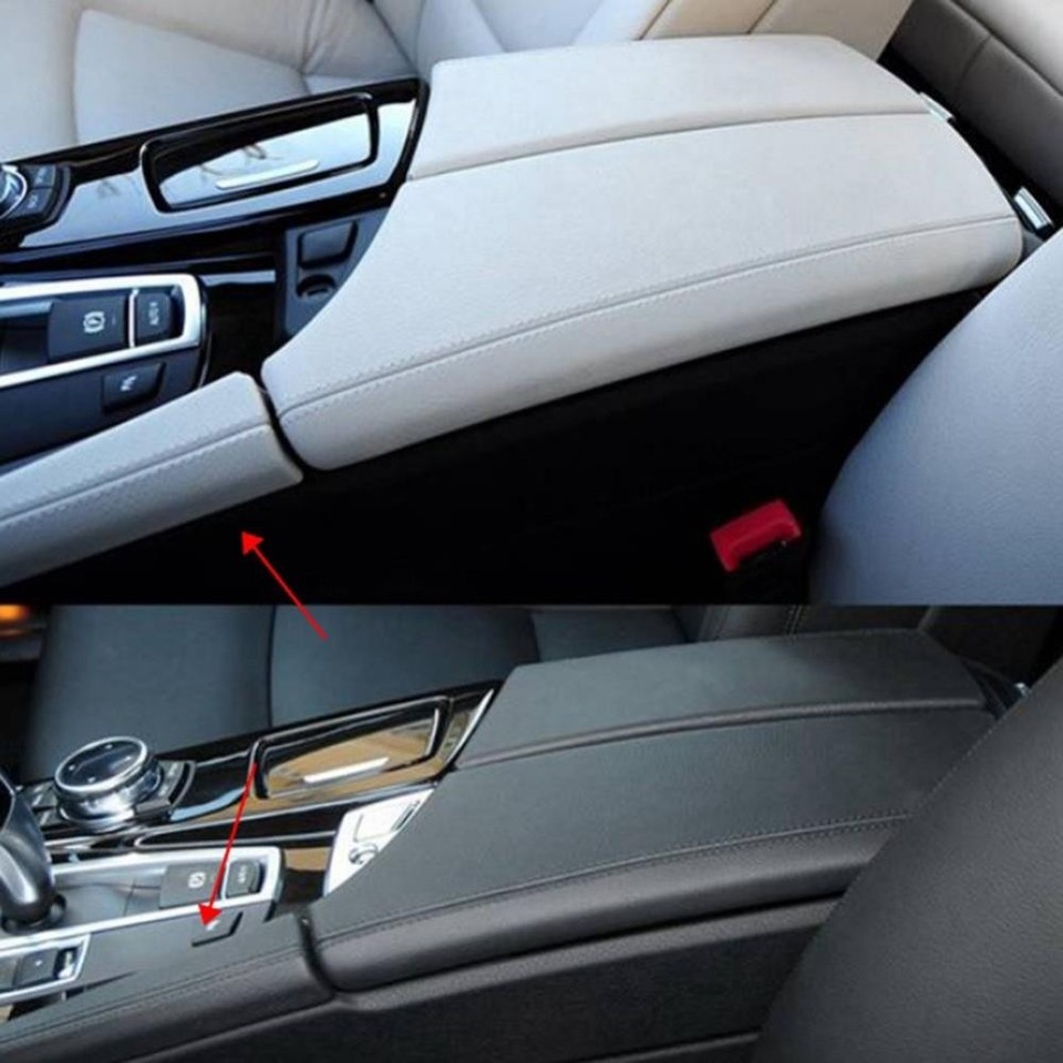 Car Center Console Storage Trim Strip Armrest Box Trim for 5 Series ...