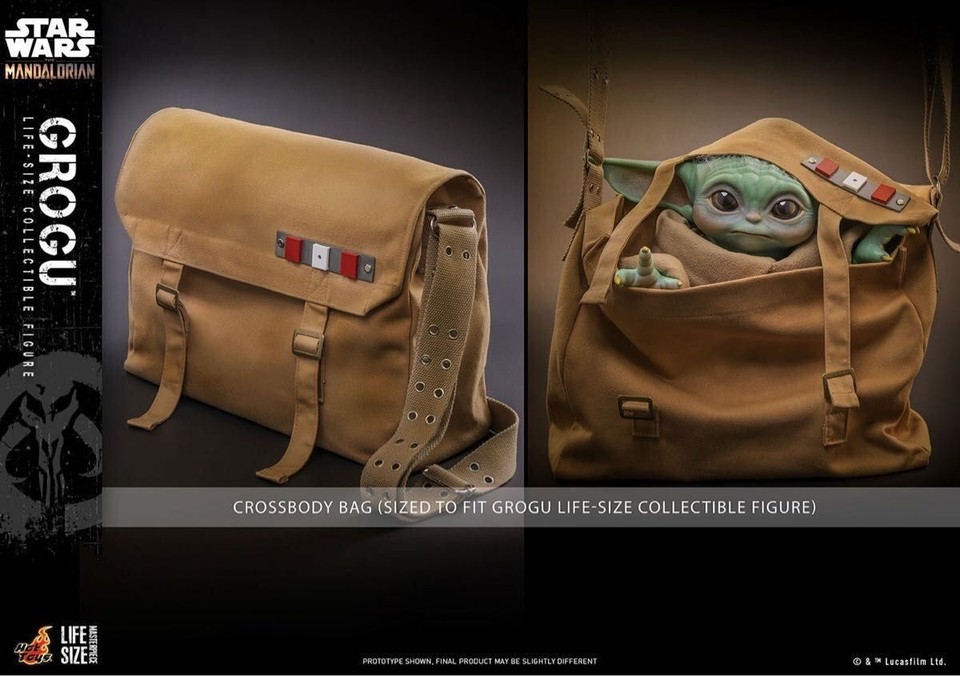 Hot Toys LMS015 Life-Size Grogu Figure The Mandalorian w/Carry bag 2025 ...