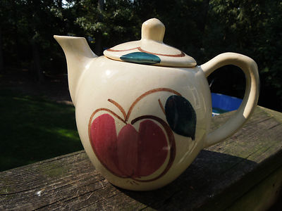 Purinton Pottery Apple Pear Teapot Tea Pot | eBay