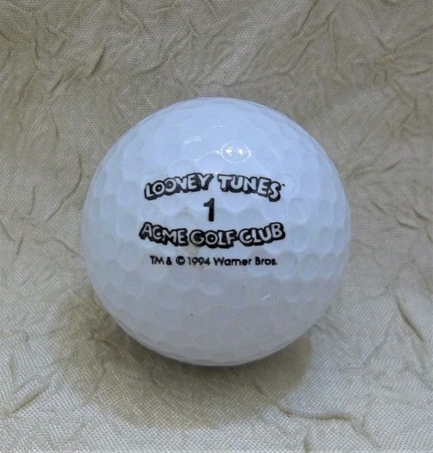 TAZ Single Golf Ball Looney Tunes Acme Golf Club Club Golf Brand ...