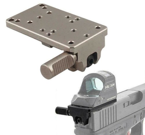 Rear Sight Mount Plate Base Universal Red Dot For Viper RMR Glock 17 19 ...