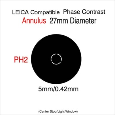 Leica Microscope PH2 Phase Ring Retrofit Compatible | eBay