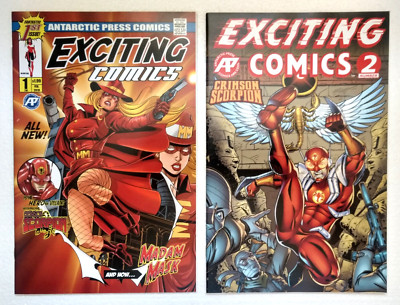 ANTARCTIC PRESS 2019 EXCITING COMICS ISSUES 1 & 2 VF/NM OR BETTER | eBay