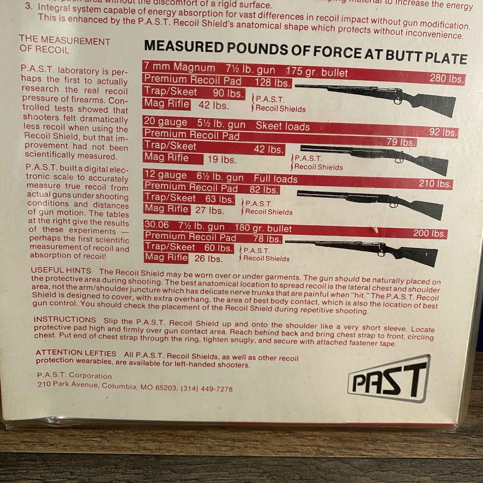 Past Recoil Shield Tan Left Shoulder New in Box | eBay