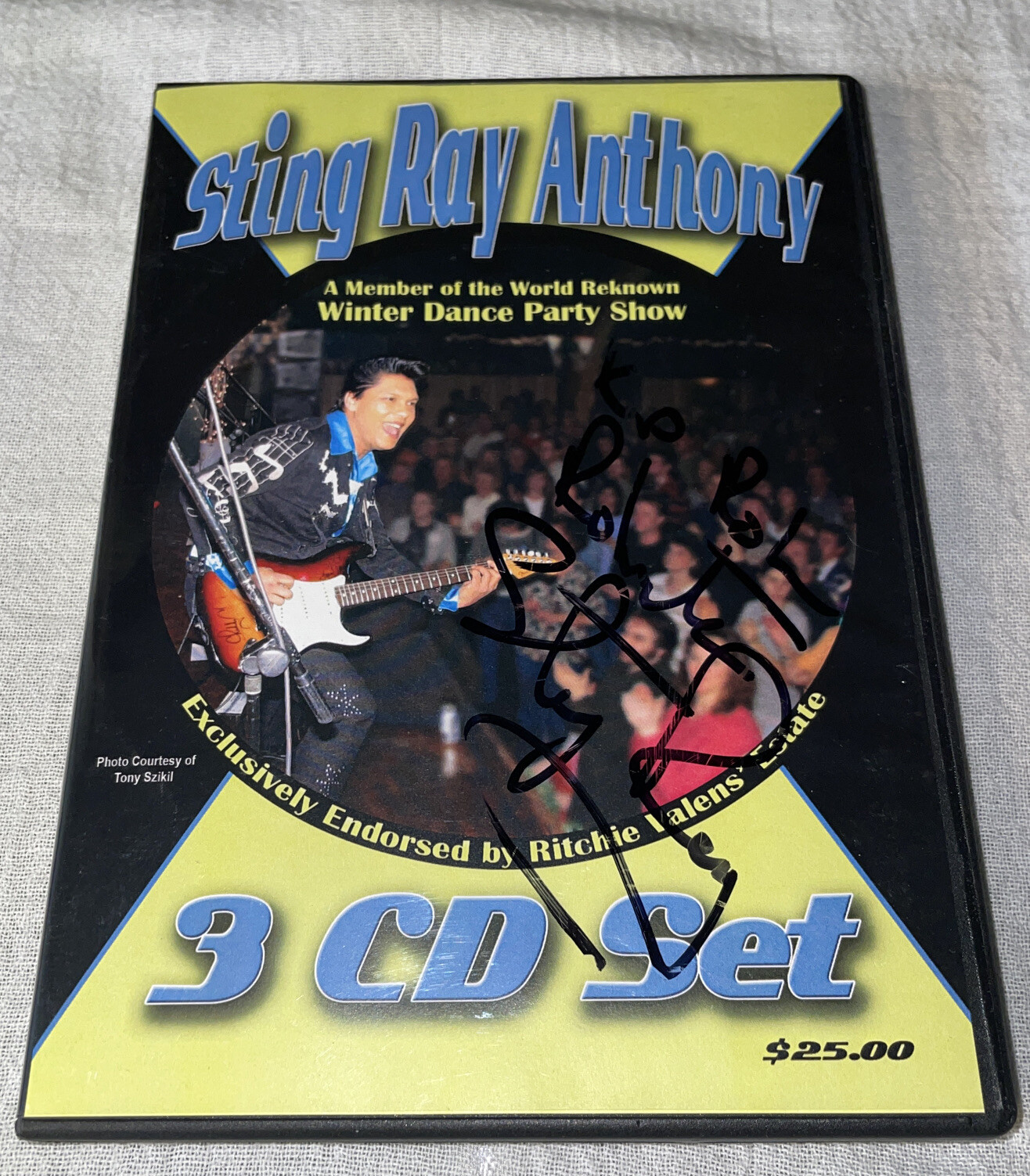 RARE SIGNED 3 CD Set Sting Ray Anthony 50's Rock N Roll Vegas Winter ...