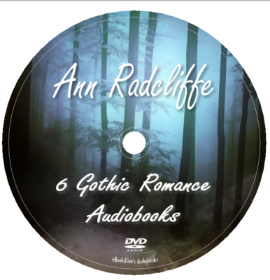Ann Radcliffe 6 Gothic Mystery Romance Audiobooks in 1 MP3 Audio DVD | eBay