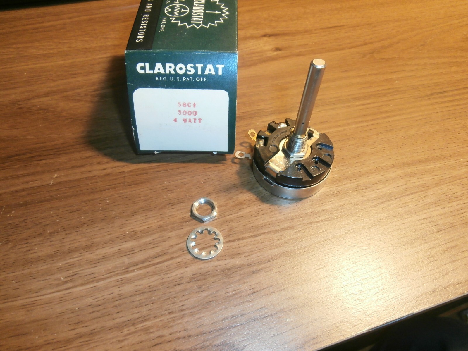 Clarostat 58C1-1.5K Ohms Wirewound 4 Watt 1,500 Ohm Potentiometer,NOS/NIB | eBay