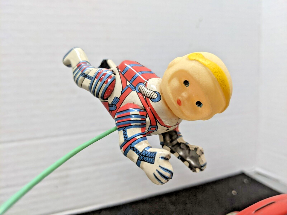 SPACE SHIP 1960s USA NASA Apollo Modern Toys Tin Toy Battery 60s IOB ...