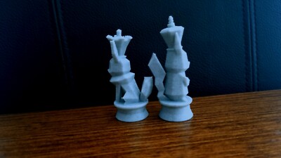 Low Poly Pokemon Chess Pieces - King & Queen - Eevee & PIkachu | eBay ...