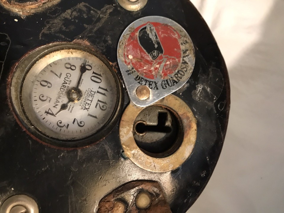 Detex Guardsman Patrol Night Watchman Time Clock (With Key) Untested | eBay