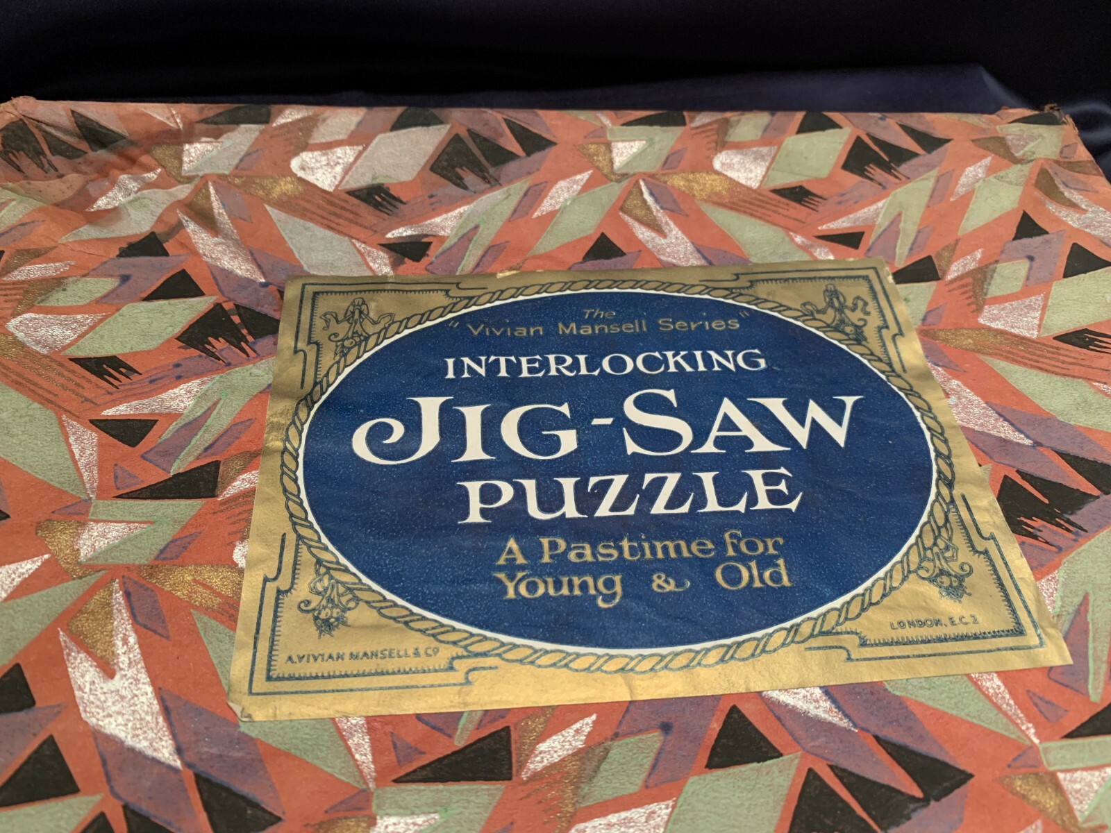 C1940 Mansell Wooden Jigsaw Puzzle 167pc Brown Rock Blarney Original Box | eBay