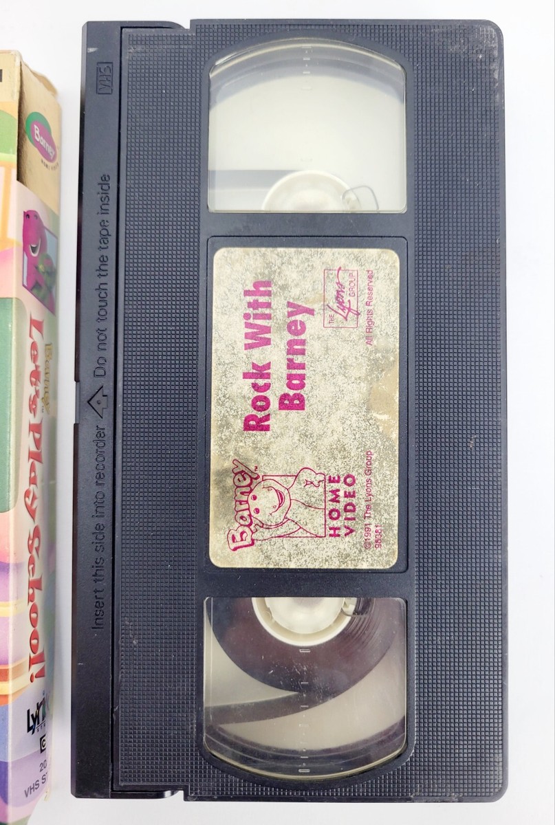 Barney Vhs Lot Home Lot Of 9 Barney Dinosaur VCR VHS Tapes Christmas