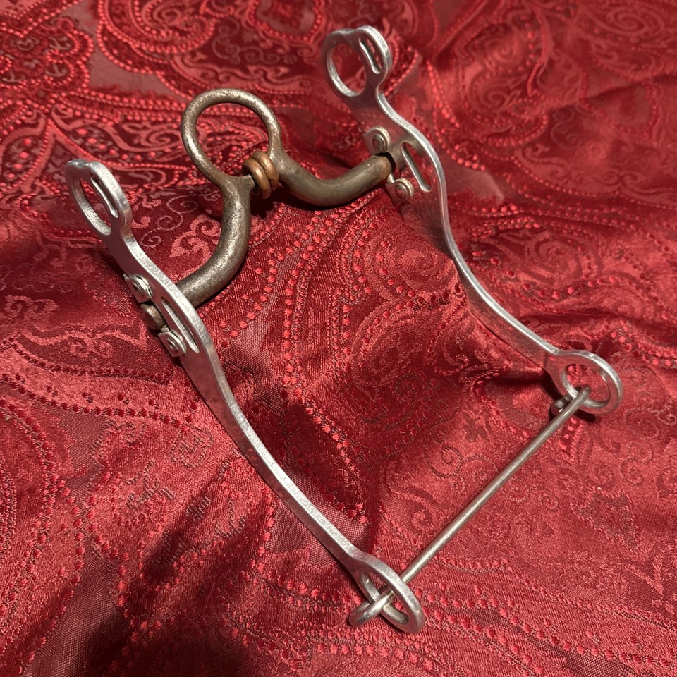 Vintage TRAMMELL Handmade High Port, Roller,Roping, Ranch Cutting Horse ...