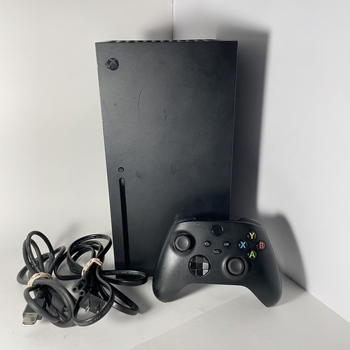MICROSOFT XBOX SERIES X 1TB CONSOLE $ CONTROLLER WITH ALL CORDS! BAD ...