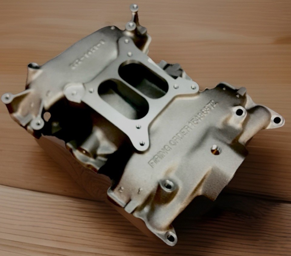 Blue Thunder Ford 292, 312 Supercharged Y-Block Intake Manifold ECZ ...