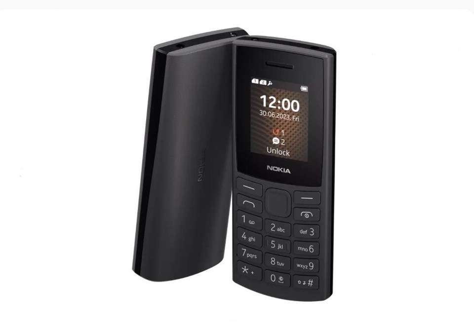 Genuine Nokia 105 4G 2nd Edition Mobile Phone. Charcoal. Dual Sim ...