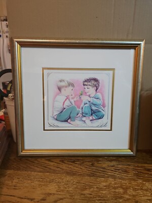 MARY VICKERS SIGNED & NUMBERED LITHOGRAPH "TAKING CARE" -FRAMED | eBay