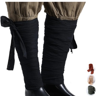 Medieval Men's Viking Putties Viking Winingas Cosplay Costume Leg Wraps ...