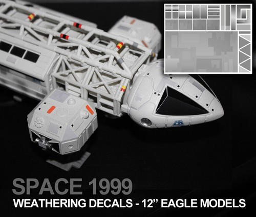 SPACE 1999 EAGLE - 12" Models - WEATHERING STICKER DECALS - SIXTEEN12 ...