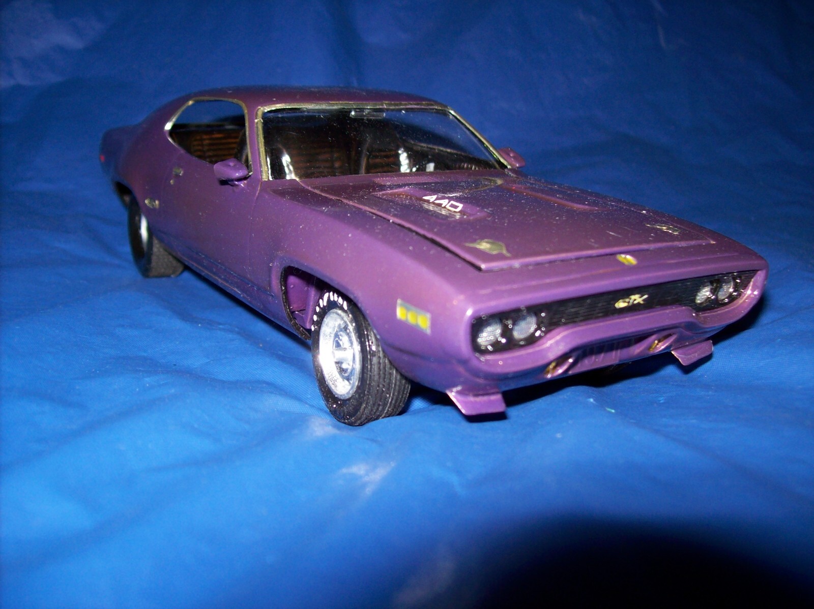 MPC VINTAGE 71 PLYMOUTH ROADRUNNER/GTX BUILT PLASTIC MODEL KIT 1/25 PRO ...