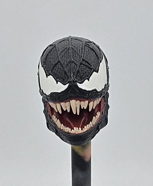 Marvel Legends Custom Venom Raimi Head 1/12 Scale Painted | eBay