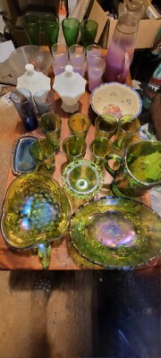 vintage antique old glassware | eBay