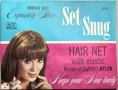 Vintage Set Snug Hair Net Package Superb Graphics - c-1960s "NOS" | eBay