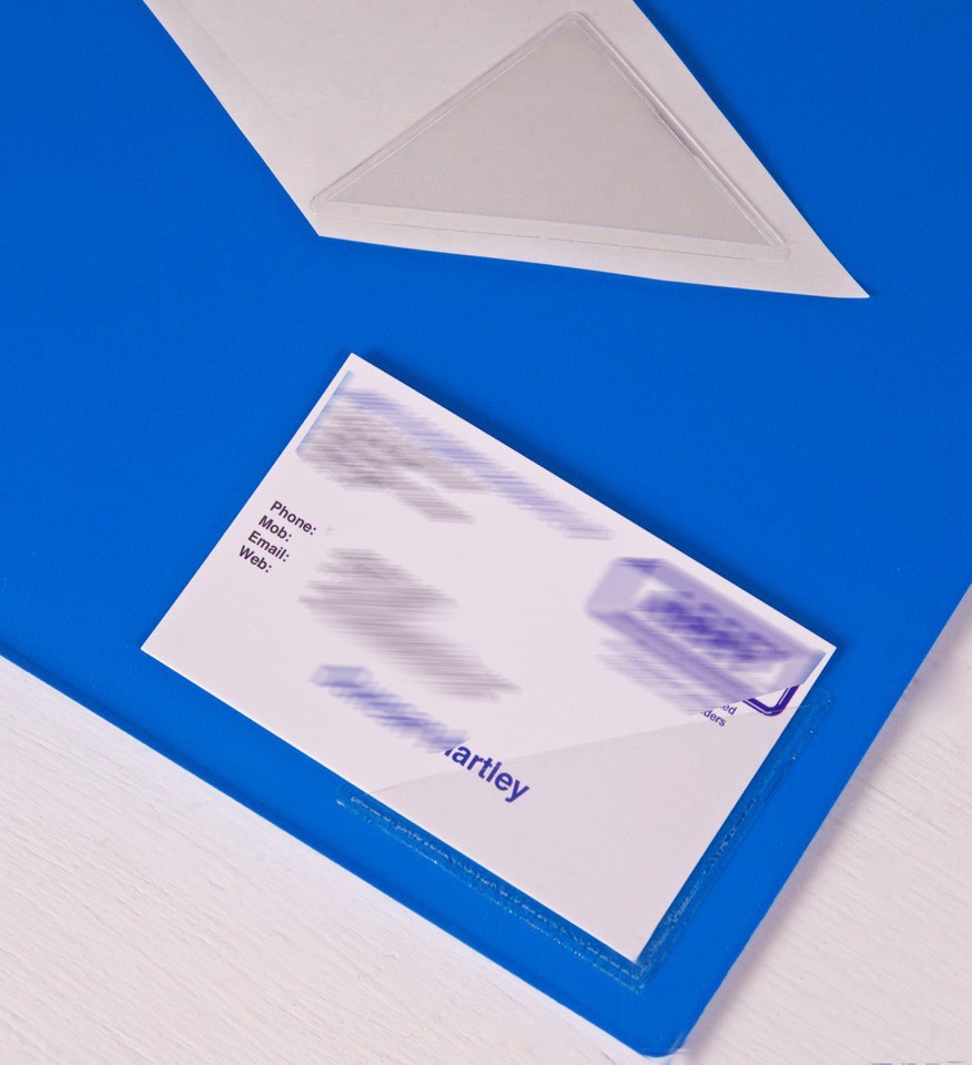 Corner Pocket Triangle Plastic Back Full Adhesive Sticky 25x25 mm 1000 ...