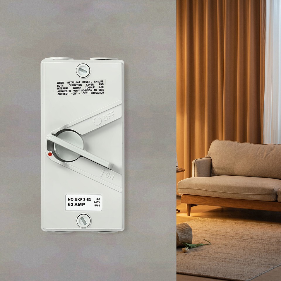 63A Isolation Switch Safety Isolation Switch 3 Pole Safety Isolation ...