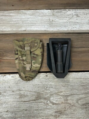USGI Gerber Entrenching Tool E-Tool Folding Shovel Multicam OCP Pouch ...