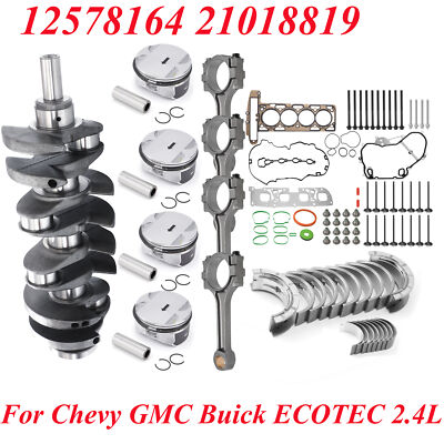 For 11-16 GMC Chevrolet Equinox ECOTEC 2.4 Engine Rebuild Overhaul Kit ...
