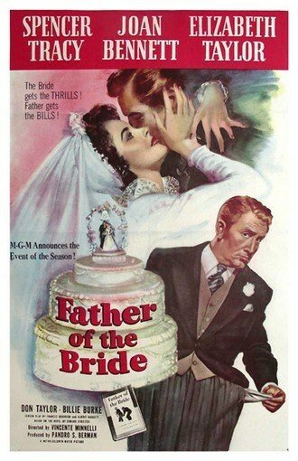 FATHER OF THE BRIDE POSTER - ELIZABETH TAYLOR VINTAGE 1 | eBay
