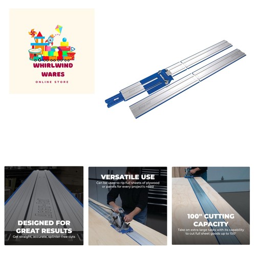 Accu-Cut XL - Universal Track Saw Guide System - Make Straight, Cross, Rip & ... | eBay