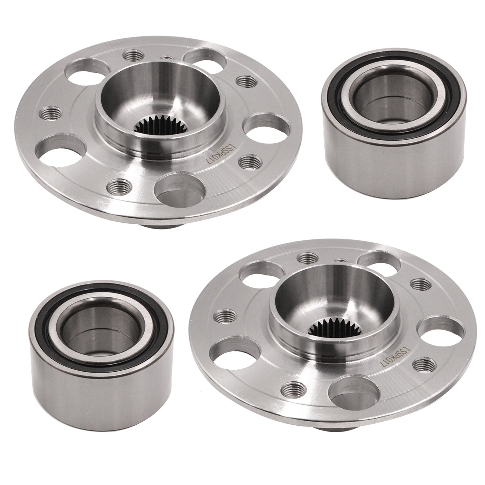 2x Rear Wheel Hub & Bearing Assembly For Mercedes Benz C230 C240 C320 ...