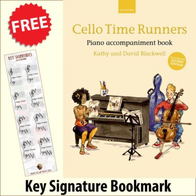 Cello Time Runners Piano Accompaniment Music Book + FREE Key Signature ...